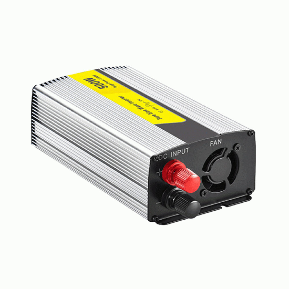 500W Pure Sine Wave Inverter, DC 12 Volt to 220 Volt AC
