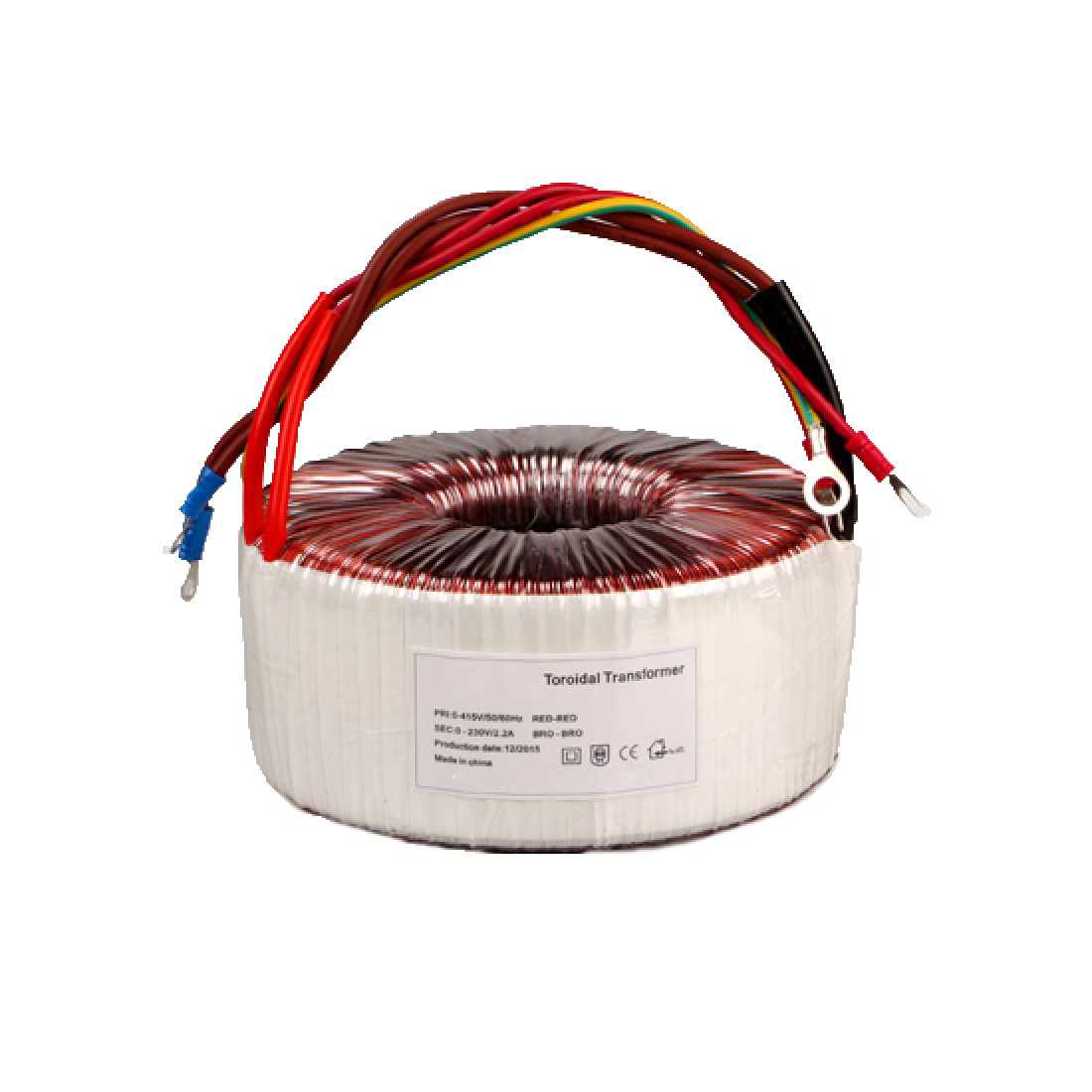 500VA Toroidal Transformer, 120V AC, 2 x 35V AC - peacosupport.com