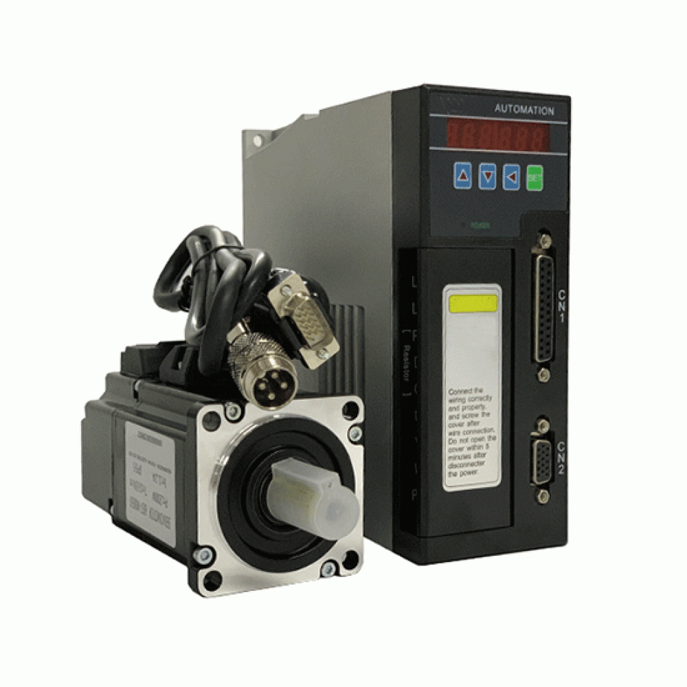 AC Servo Motor 2KW, FLANGE 130mm, 7.7Nm 2500rpm - Peaco Support Automation