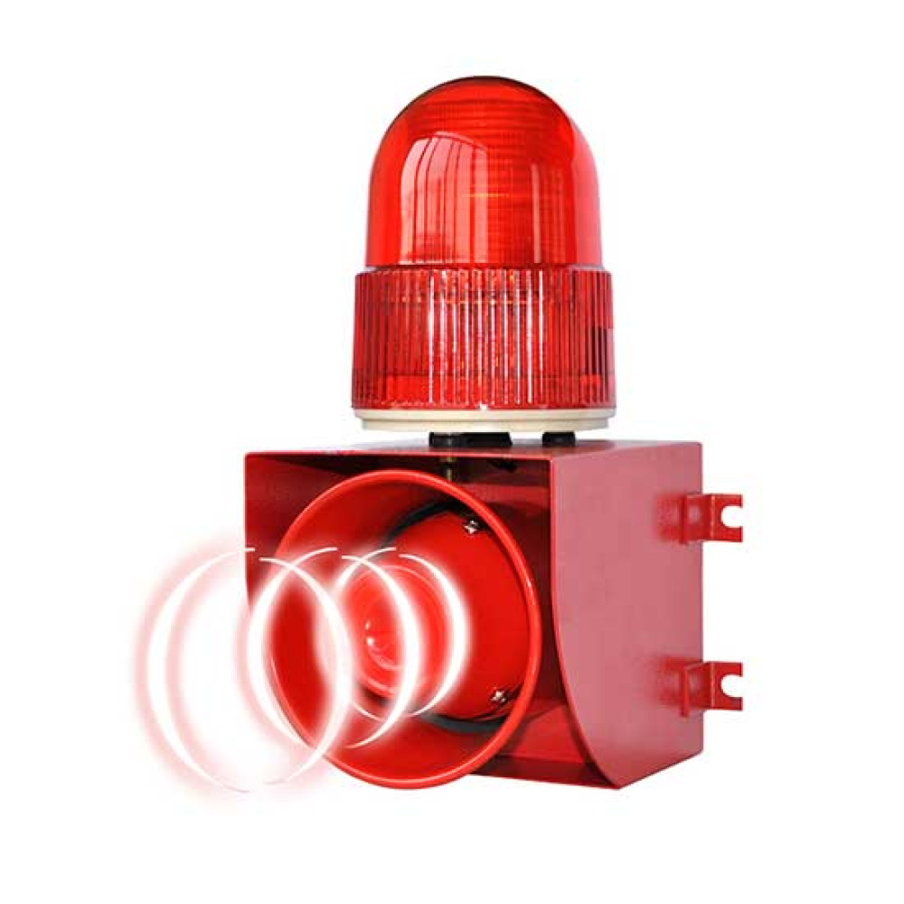 Sound and Light Alarm, 120dB, IP66 - peacosupport.com
