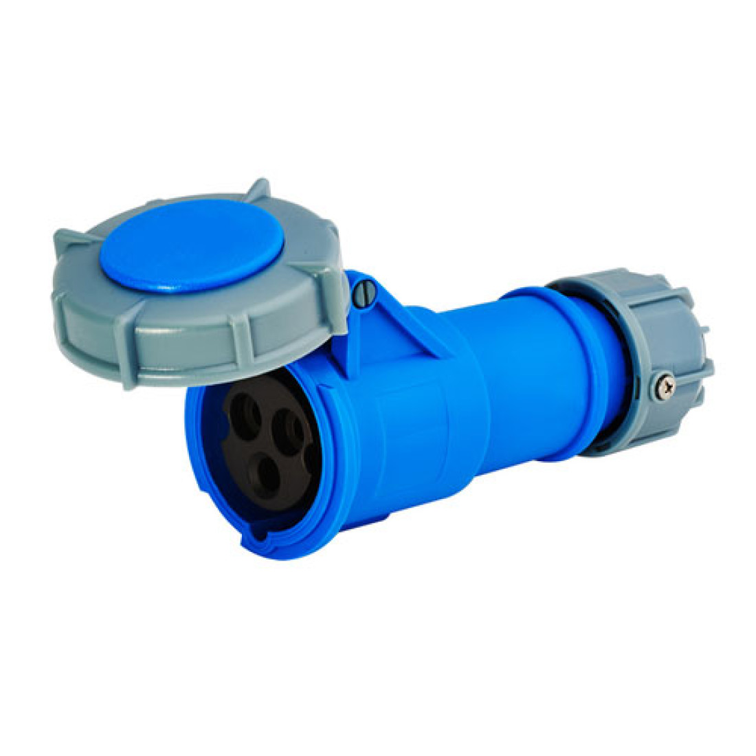 3 Pin Waterproof Connector, 16A, IP67 - Peaco Support