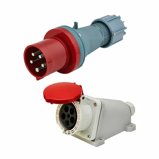 5 Pin Industrial Connector, 63A, IP44 - Peaco Support