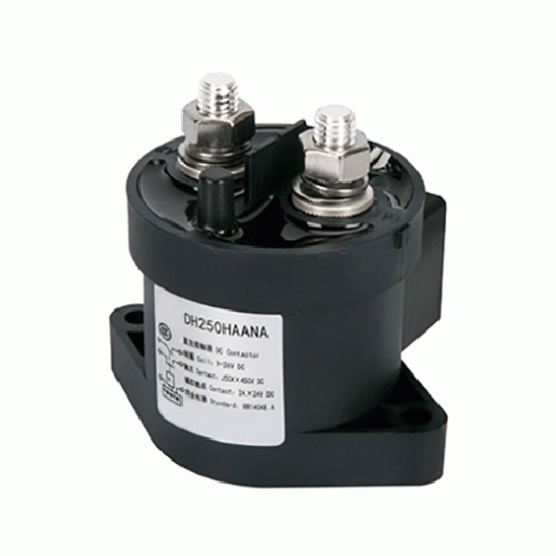 250A DC Contactor, 12V/ 24V, 1 NO - Peacosupport.com