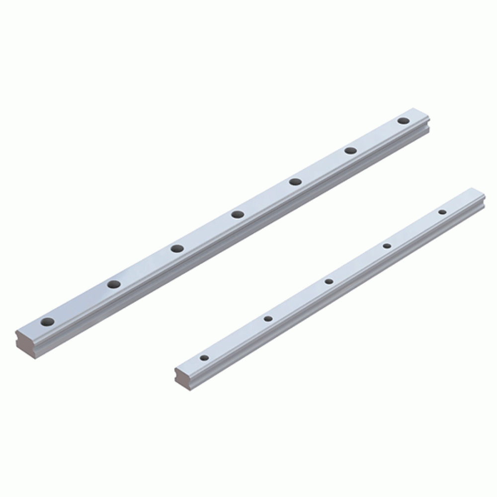 Linear Slide Rail, Low Profile Ball Type, with Flange Block
