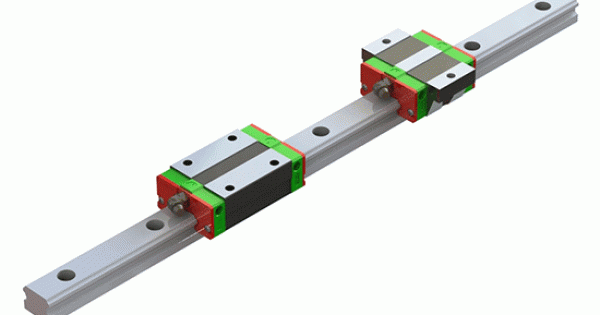 Linear Slide Rail, Low Profile Ball Type, with Flange Block, Assembly