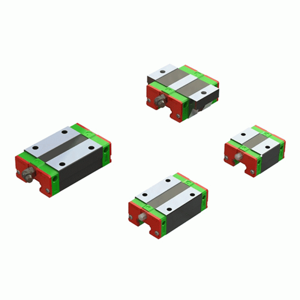 Linear Slide Rail, Low Profile Ball Type, with Flange Block