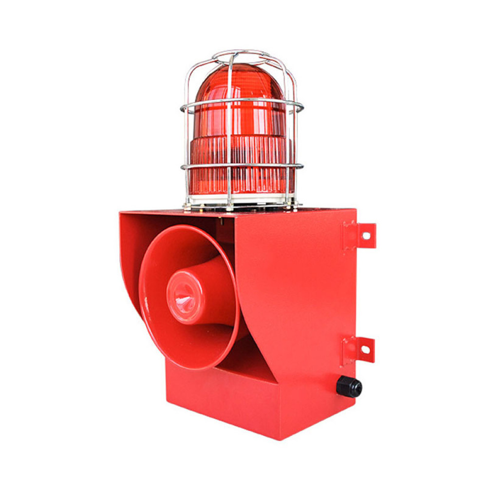 Audible and Visual Alarm, 130dB, IP65 - peacosupport.com