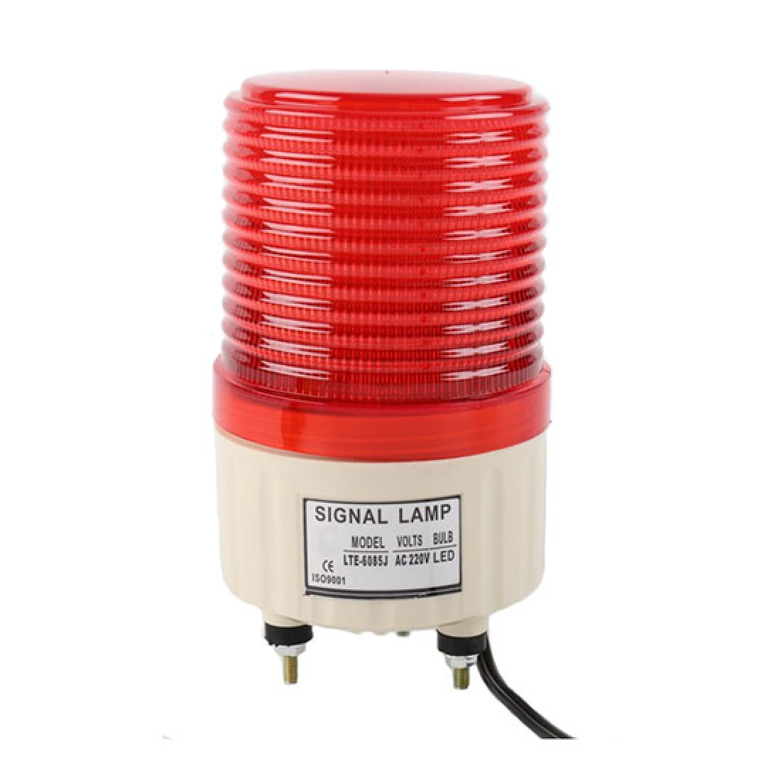 LED Flashing Beacon Light, 12V/24V DC, 110V/220V AC