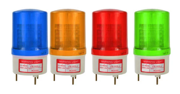 Strobe Warning Light, 12V/24V DC, 110V/220V AC, Φ90mm