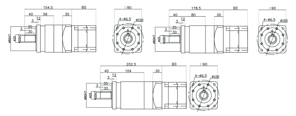 200W Brushless DC Motor, 12V/24V/48V, 3000rpm - Peaco Support